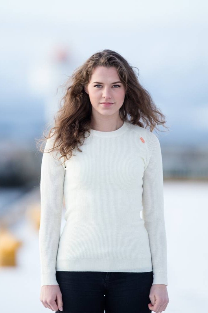 Havbris 2.0 Ulltrøye Crewneck – luftig merinoull – Lanullva